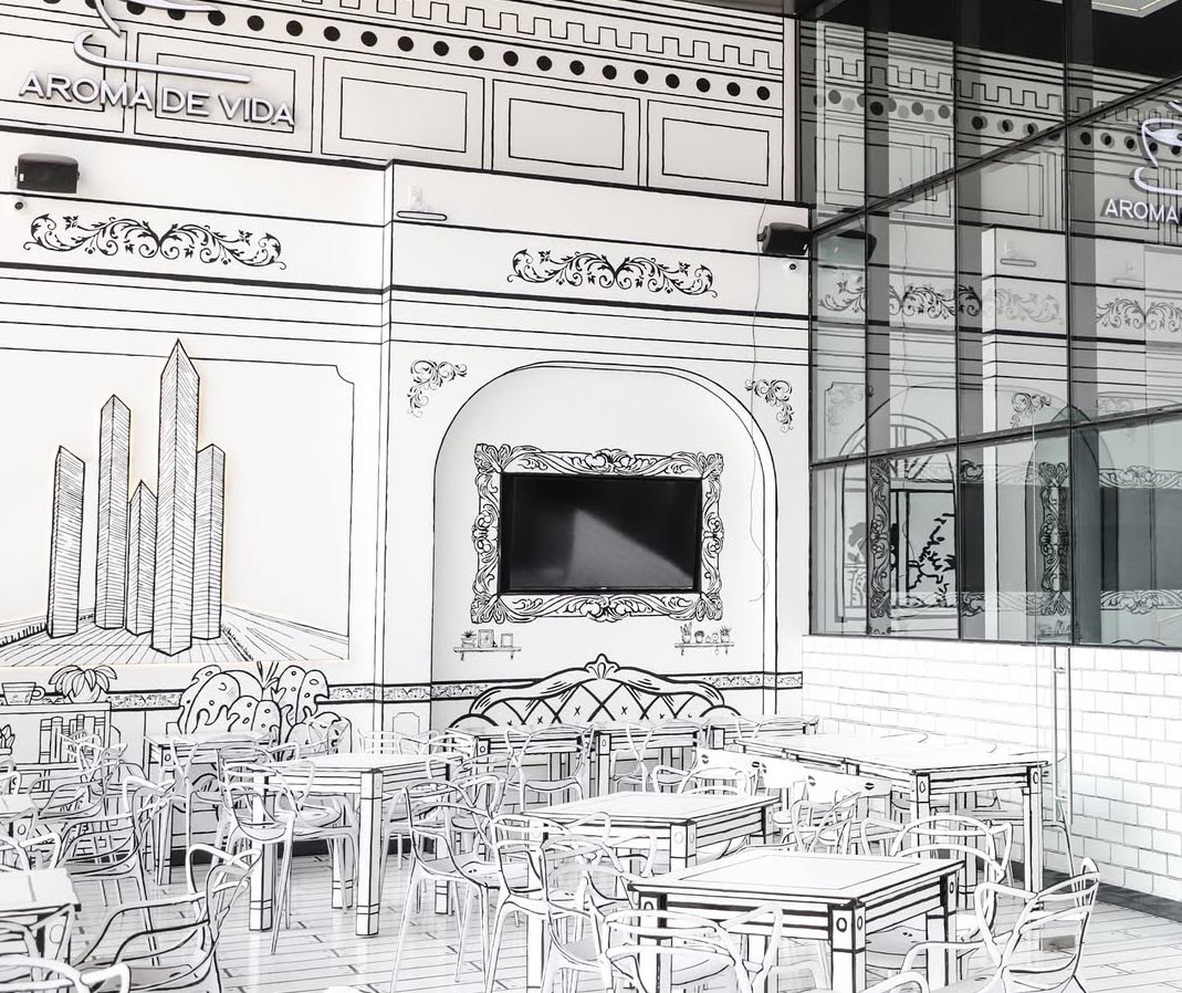 Aroma de vida café - Interrobang